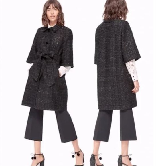 kate spade | Jackets & Coats | Kate Spade Chic Sophisticated Tweed ...
